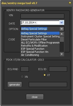 DAS Xentry Mega Tool v0.7b - Lionsred.net - Automotive