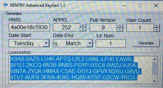 Xentry Long Key Keygen Openshell + Passthru + Developer keymaker ...