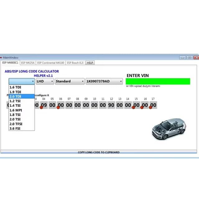ABS-ESP Long Code calculator-Helper v2.1 - Lionsred.net - Automotive