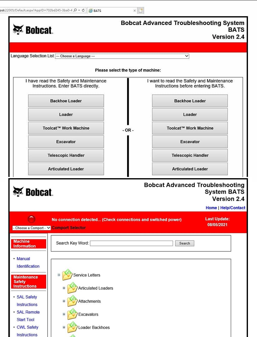 Bobcat Advanced Troubleshooting System (BATS) - Lionsred.net - Automotive