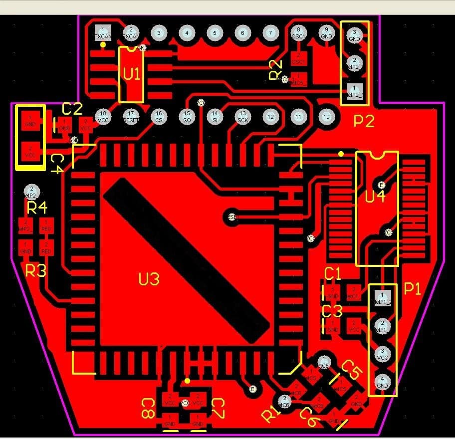 CMD CAN CMD CAN PCB + Schematic + 2 x Hex - Lionsred.net - Automotive